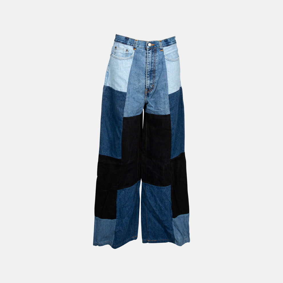 Wide Leg Patchwork Jeans – REWORK AG